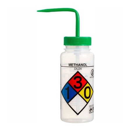 Bel-Art Bel-Art LDPE Wash Bottles 118160011, 500ml, Methanol Label ...