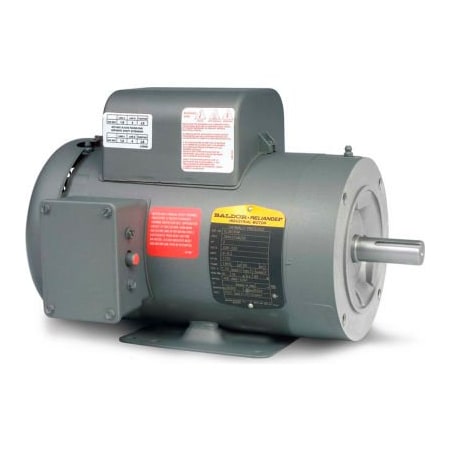 Baldor-Reliance Motor PCL3519M, 3HP, 3450RPM, 1PH, 60HZ, 56C, 3532LC ...