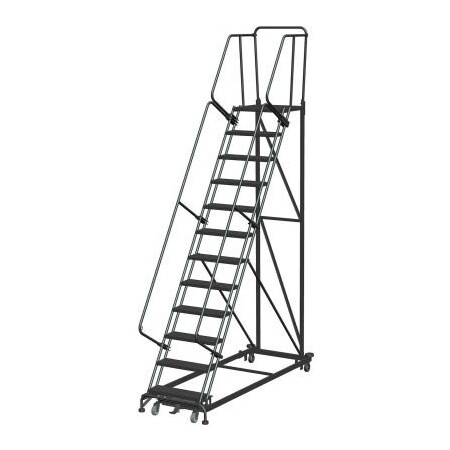 Ballymore 15 Step Extra Heavy Duty Steel Rolling Safety Ladder ...