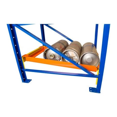 Bluff Mfg Bluff Keg Flow Frame For 120"D Rack, KEGFLOW120, Holds 12 ...