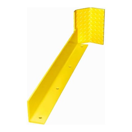 Bluff Mfg Bluff 36" Rack Guard, RG36L, Left Side, Blue RG36L-BLU | Zoro