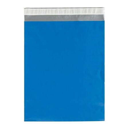 Box Packaging Colored Poly Mailers 12W x 15-1/2L 2.5 Mil Blue 100/Pack ...