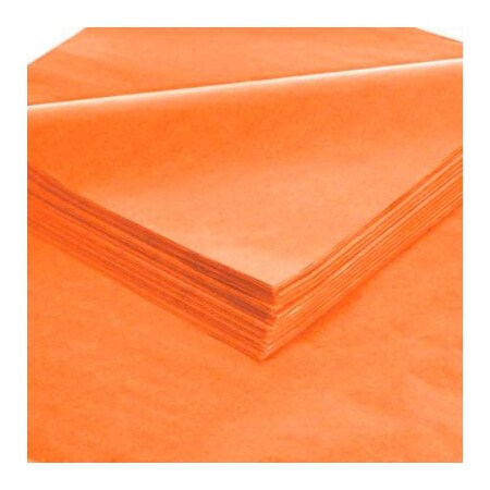 Box Packaging Gift Grade Tissue Paper 20W x 30L Orange 480 Sheets ...