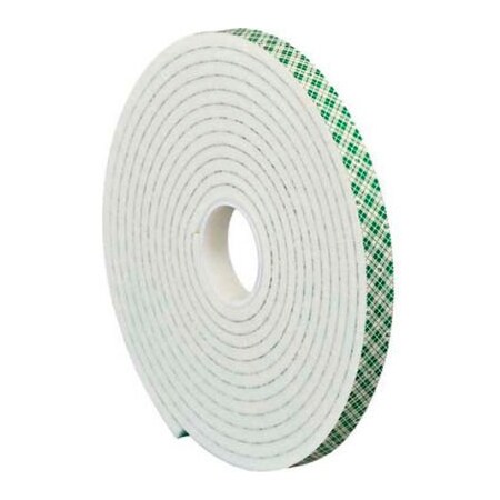 3M 3M„¢ 4004 Double Sided Foam Tape 1" x 5 Yds. 1/4" Thick Natural ...