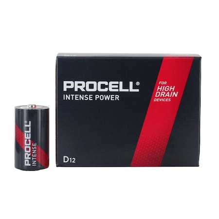 Procell Duracell Procell INTENSE D Alkaline Battery, 12PK PX1300-12 | Zoro