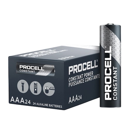 Procell Duracell Procell INTENSE AAA Alkaline Battery, 24PK PX2400-24 ...