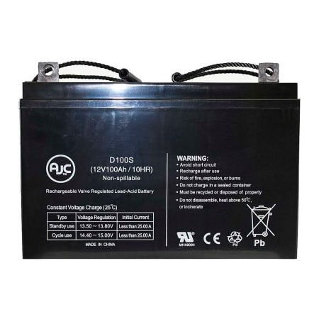 Battery Clerk AJC¬Æ Interstate DCM0100L 12V 100Ah Wheelchair Battery ...