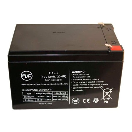 Battery Clerk AJCÂ PRIDE GO-GO LX CTS S54LX 12V 12Ah Scooter Battery ...
