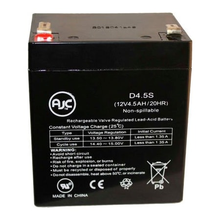 Battery Clerk AJC Chamberlain HD900D 12V 4.5Ah Emergency Light Battery ...