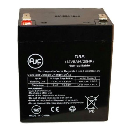 Battery Clerk AJC Panasonic LCR12V6.5BP 12V 5Ah Emergency Light Battery ...