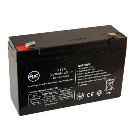 Battery Clerk AJC PCM Powercom Vanguard VGD-6000 VGD-6000 RM 12V 7Ah ...