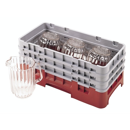 Cambro Cambro - Camrack Base Rack 7-1/2" Inside Stack Height Cranberry ...