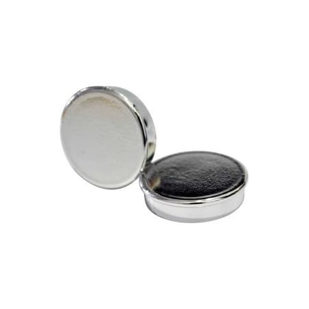 Bi-Silque MasterVision Super Silver Magnets, 1" Diameter, Pack of 10 ...