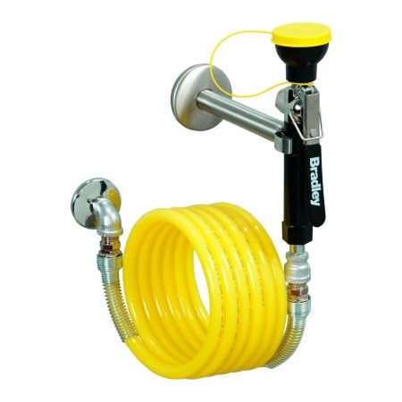 Bradley Bradley S1944011CBC Wall-Mounted Hand-Held Hose Spray with 12 ...