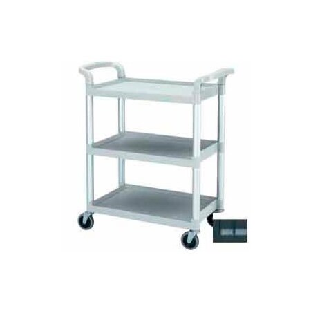 Cambro Cambro - Bus Cart, 3 Shelves, 4" Casters, Black BC331KD110 | Zoro