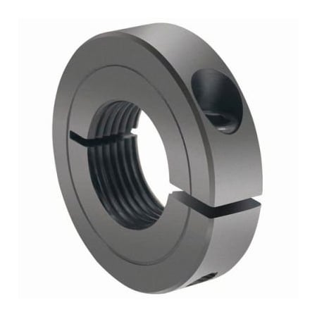 Climax Metal One-Piece Threaded Clamping Collar Recessed Screw, Black ...