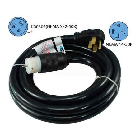 Conntek Conntek 1450SS2-50, 50', 50A, Generator Temporary Power Cord ...