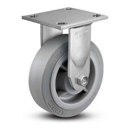 Colson Colson 4 Series Rigid Plate Caster 4.05108.459 - Rubber on ...