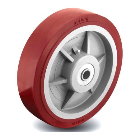 Colson 2 Series Wheel - 10 x 2-1/2 Polyurethane/Polyolefin 3/4 Roller ...