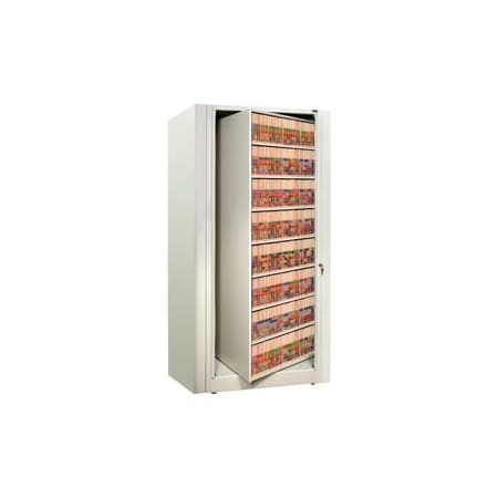 Datum Filing Systems Rotary File Cabinet Starter Unit, Letter, 7 ...