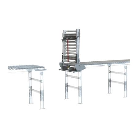Omni Metalcraft Omni Metalcraft 3' Spring Assisted Roller Conveyor Gate ...