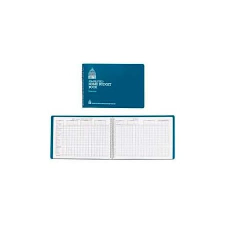 Dome Publishing Dome Home Budget Book, 10-1/2" x 7-3/8", Teal Cover 840 ...