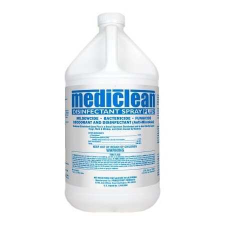Dri-Eaz Mediclean Disinfectant Spray Plus 221522000 - 1 Gallon - Case ...