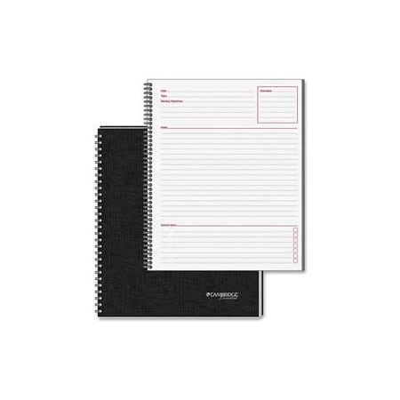 Mead Products Mead Cambridge Limited Meeting Notebook, 8-1/2" x 11 ...