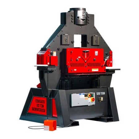 Edwards Mfg Co. 120 Ton Ironworker - 3 Phase, 208V - Edwards IW120 ...