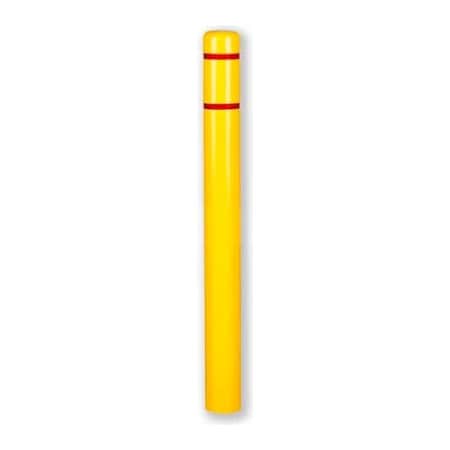 Post Guard Post Guard Bollard Cover, 4-1/2"Dia. X 64"H, Yellow W/No ...