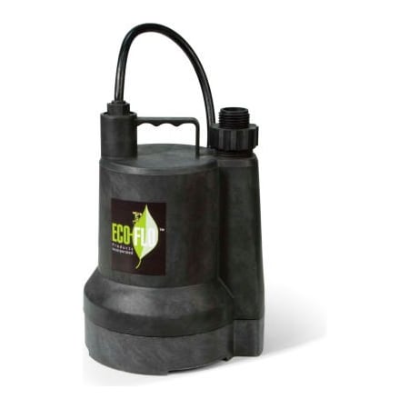 Eco Flo Products Eco-Flo SUP54 Submersible Utility Pump, Manual, 1/6 HP ...