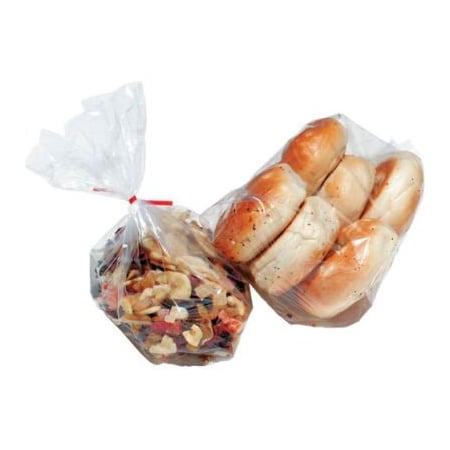 Lk Packaging Low Density Gusset Poly Bags, 15"W x 11"D x 18"L, 1 Mil ...