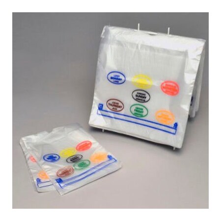 Lk Packaging Saddle Pack Printed Portion Control Bags, All Days/7 ...