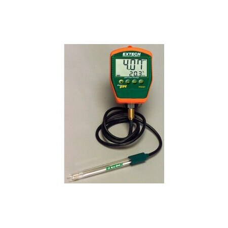 Flir Extech PH220-C Waterproof Palm pH Meter W/Temperature, Electrode W ...