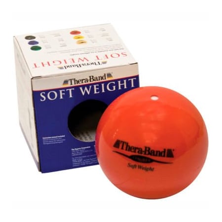 Fabrication Enterprises Thera-Band Soft Weights Ball, Red, 1.5 kg/3.3 ...