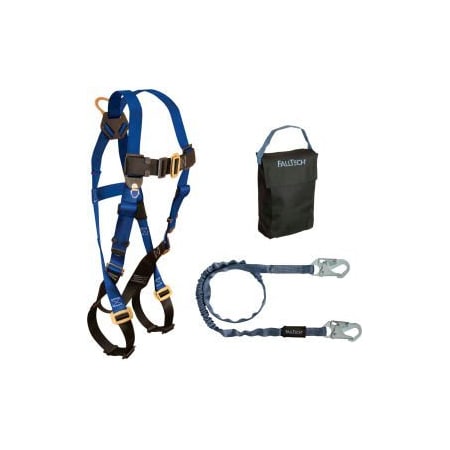 Falltech FallTech 9005PS Starter Kit with 7015 Harness, 6' Shock ...