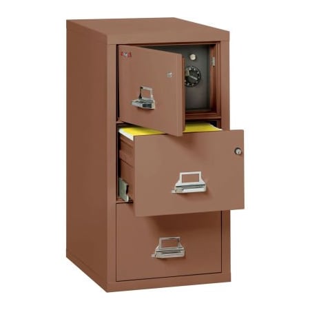 Fire King Fireking Fireproof 3 Drawer Vertical Safe-In-File Legal 20-13 ...
