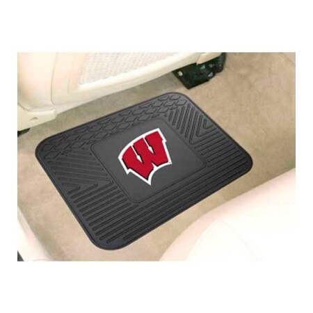 Fanmats University of Wisconsin - Heavy Duty Vinyl Utility Mat 14" x 17 ...