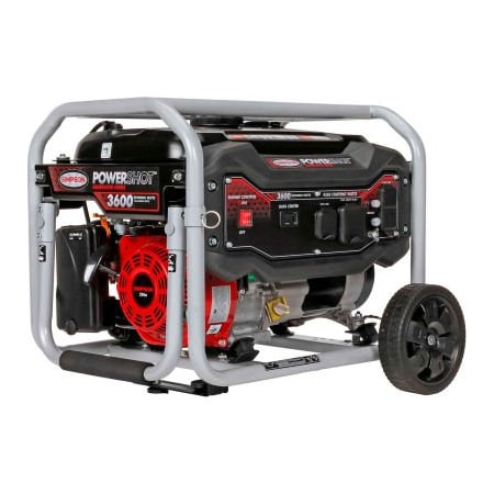Fna Group Portable Generator, Gasoline, 3,600 W Rated, 4,500 W Surge ...