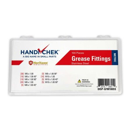 Flint Hills Trading Metric Grease Fitting Stainless Steel Assortment ...