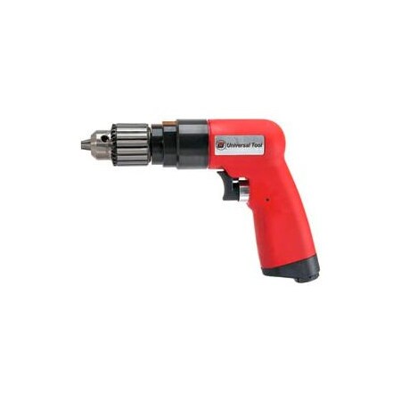 Florida Pneumatic Universal Tool Pistol Grip Air Drill, Keyed, 3/8 ...