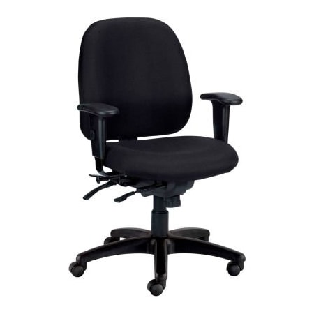 Raynor Marketing Ltd. Eurotech Task Chair with Seat Slider - Fabric ...
