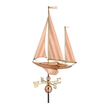 Good Directions Good Directions Large Sailboat Weathervane, Polished ...