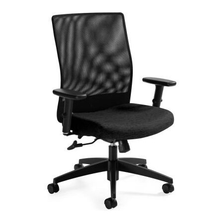 Gec Global‚Ñ¢ Office Chair with Tilt - Fabric - Mid Back - Black - Weev ...