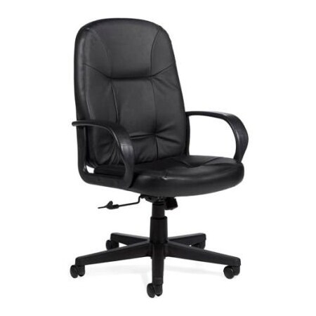 Gec Global Office Tilter Chair - Leather - High Back - Black - Arno ...