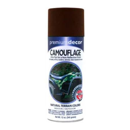 General Paint Dark Brown, Flat, 12 oz 171313 | Zoro