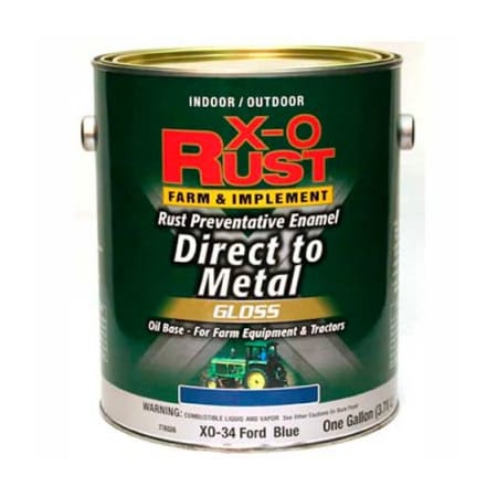 General Paint Interior/Exterior Paint, Gloss, Royal Blue, 1 gal 776536 ...