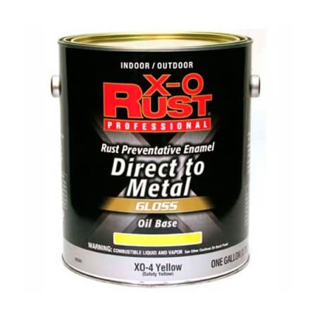 General Paint Interior/Exterior Paint, Gloss, Oil Base, Safety Yellow ...