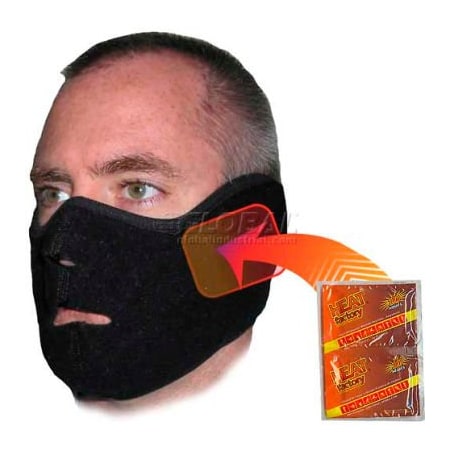 Heat Factory Heat Factory Heated Face Mask Black, 1780-BK | Zoro