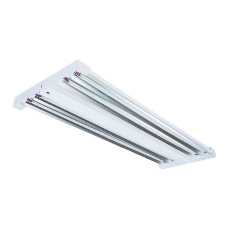 Hubbell Lighting Hubbell LED 4' High Bay, 98W, 12000L, 4000K, Wide Dist ...